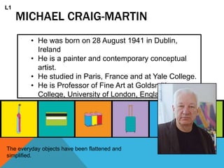 Michael Craig Martin | PPTX