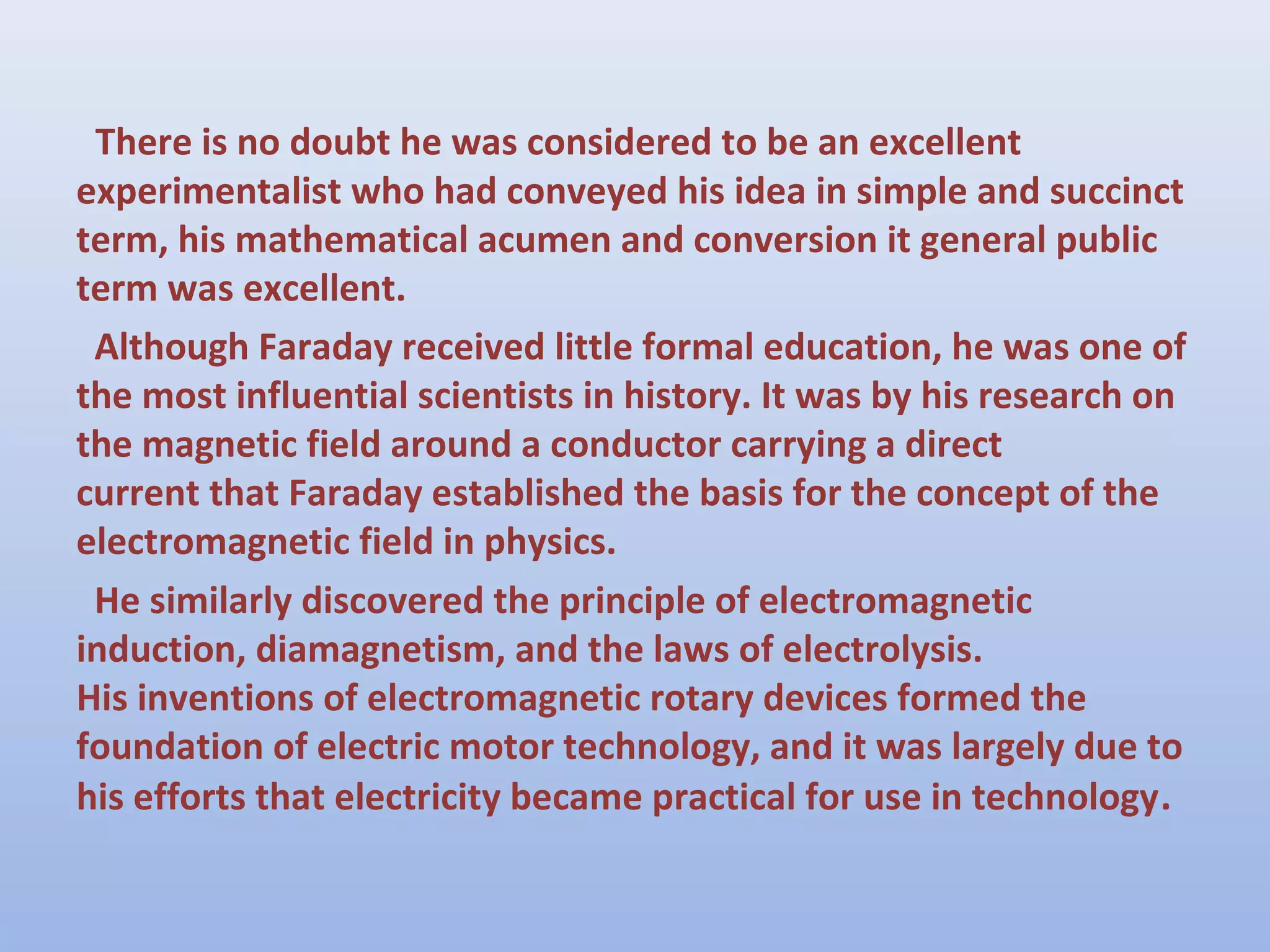 Michael faraday | PPT