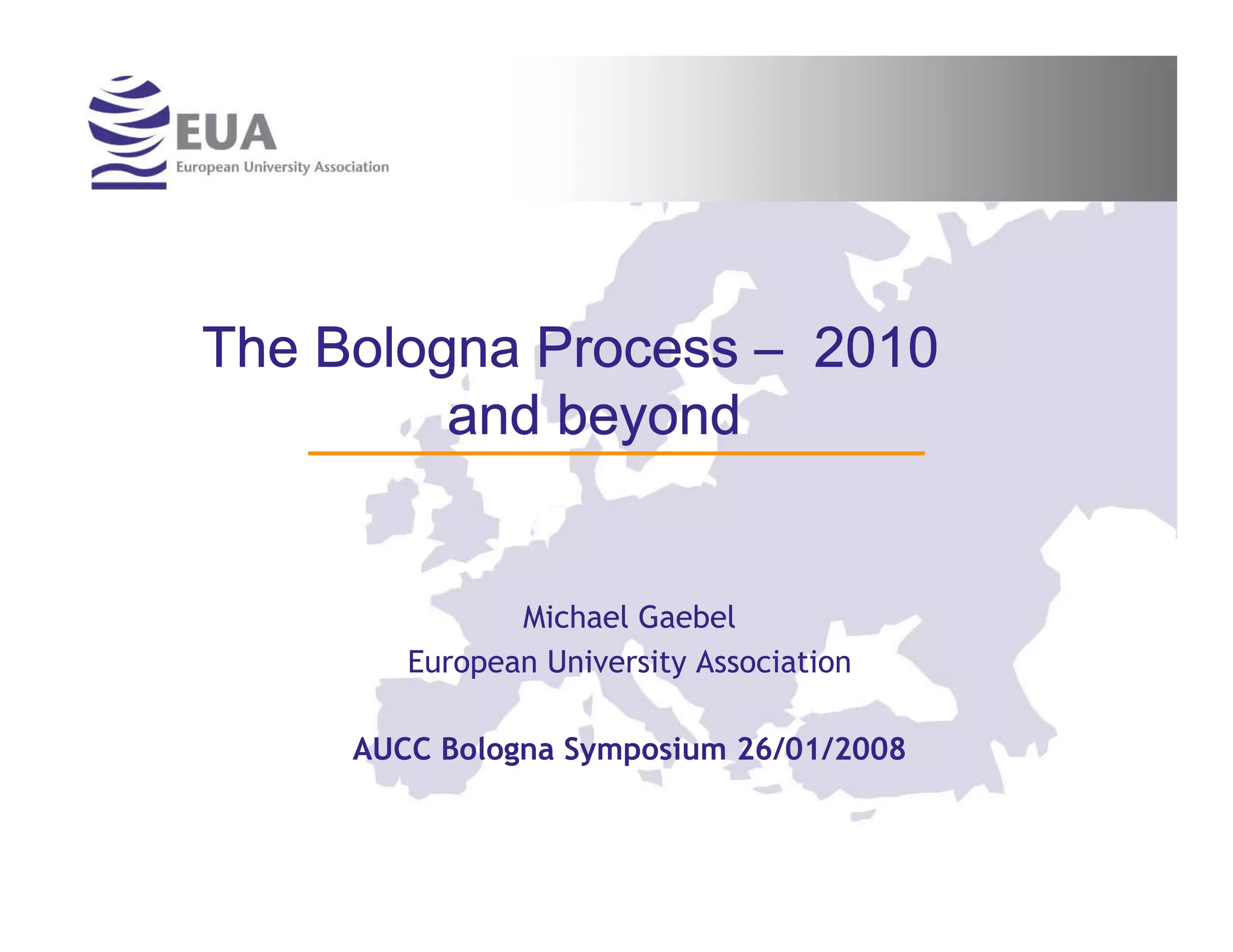 The Bologna Process – 2010 and beyond | PDF