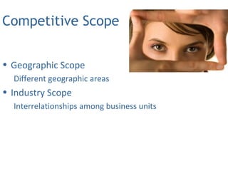 Value Chain: Competitive Scope | PPT | Business | Business and Finance