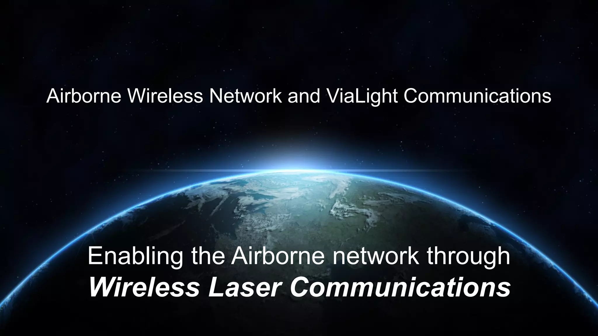 Developing the next generation of global connectivity - Michael Warren ...