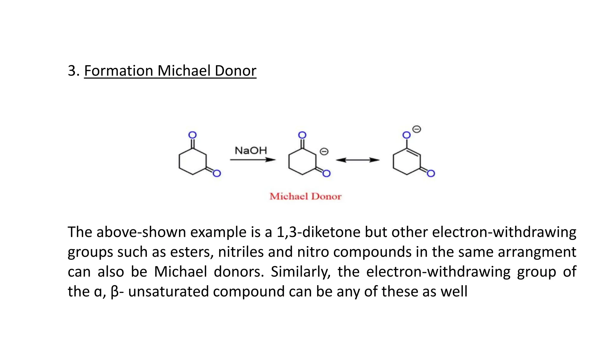 Michael Addition reaction M Pharm Pharmaceutical chemistry.pptx