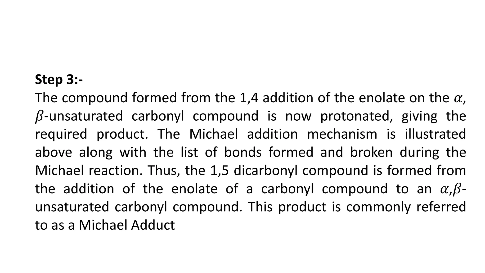 Michael Addition reaction M Pharm Pharmaceutical chemistry.pptx