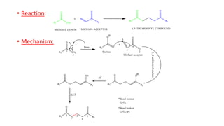 Michael addition reaction | PPTX
