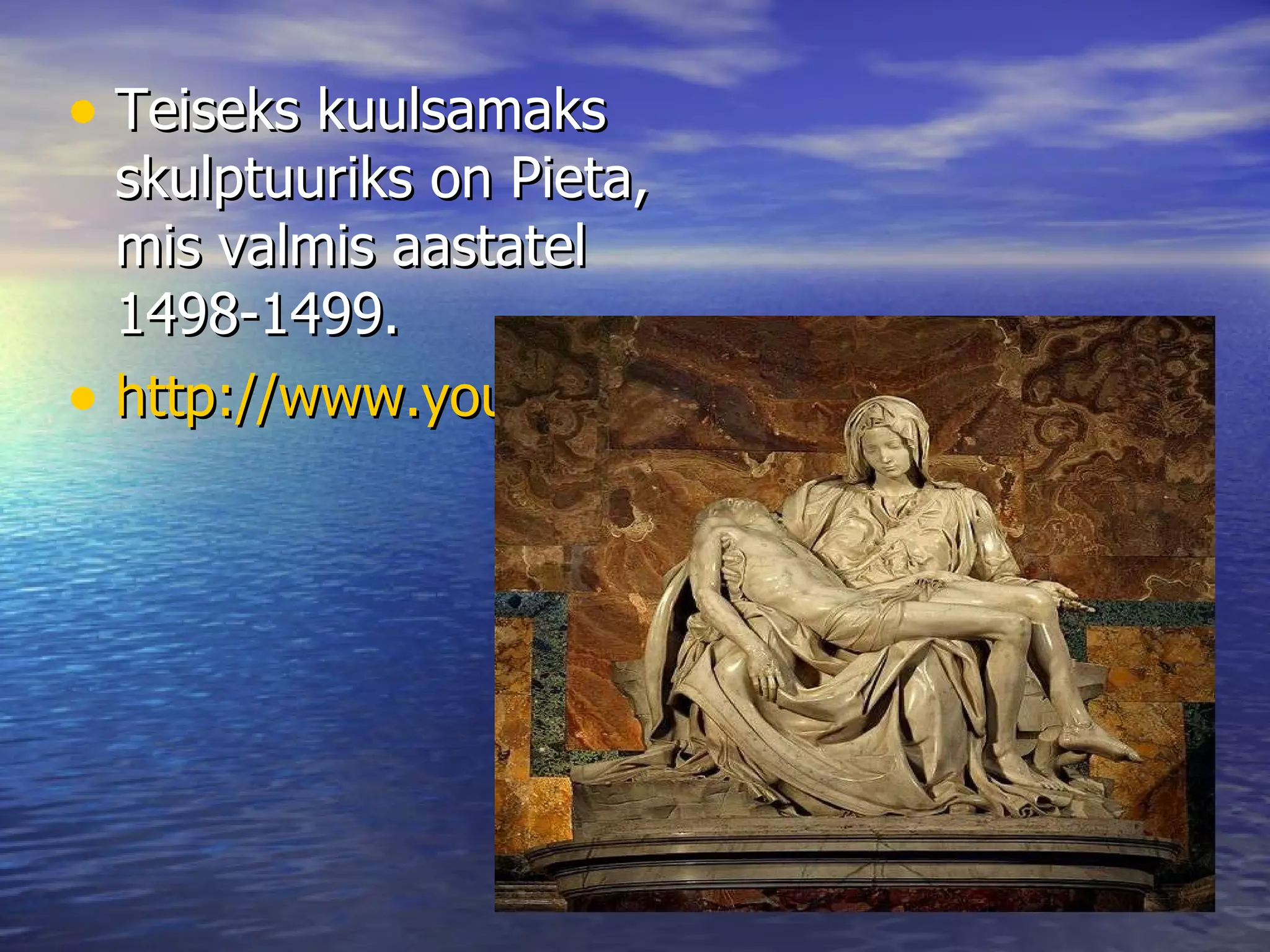 Michaelangelo ja veneetsia kunstnikud | PPT
