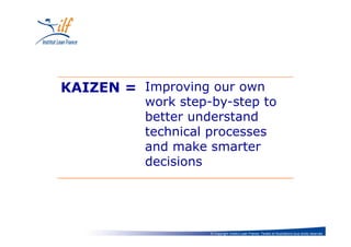 "Kaizen spirit in Design work" by Michael Ballé | PPT