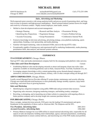 Michael Bish Resume | PDF