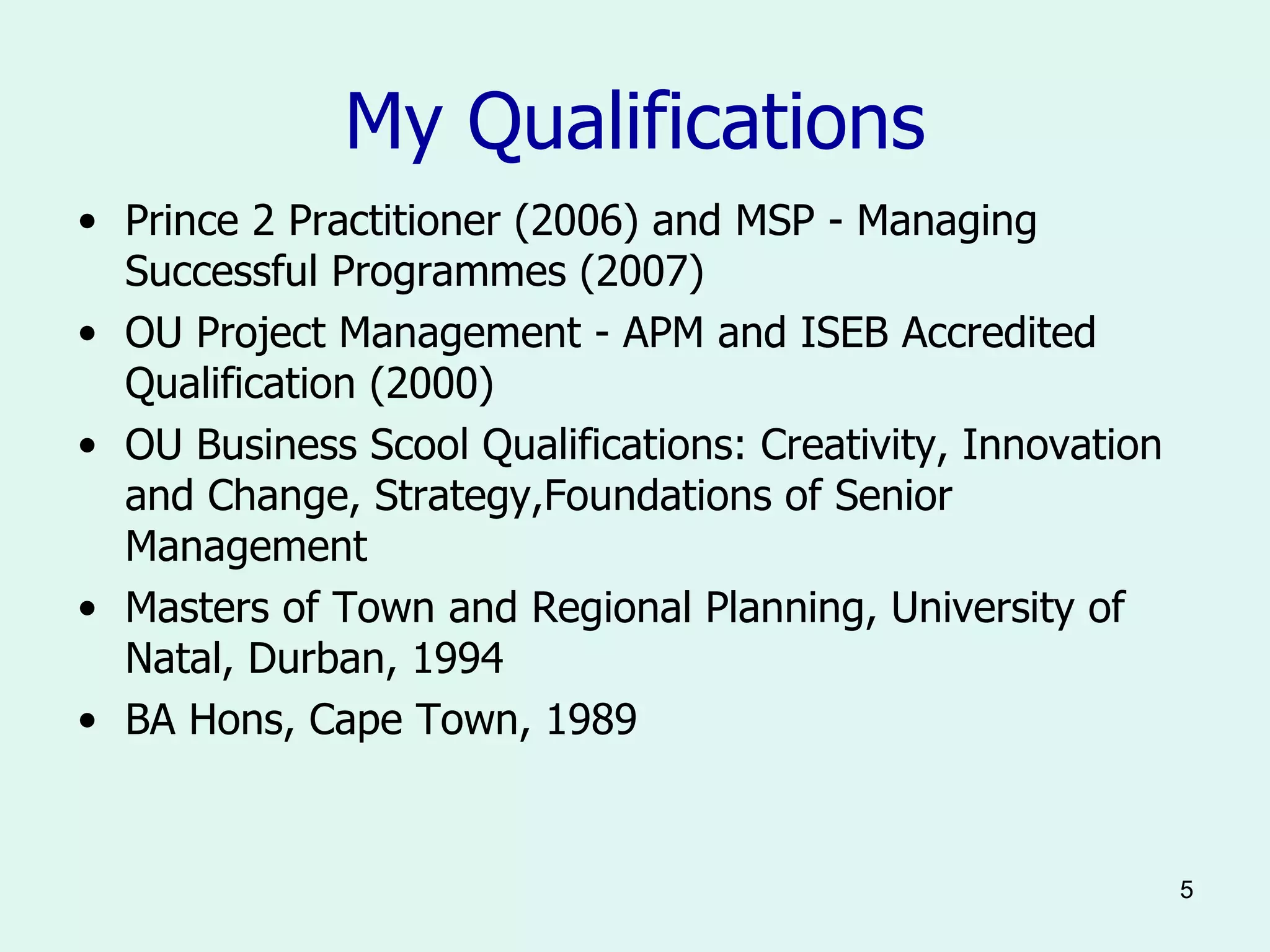 Michael Briggs | PPT