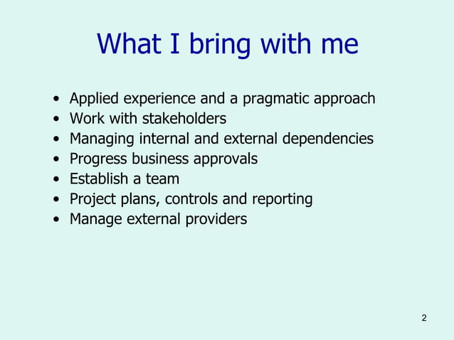 Michael Briggs | PPT