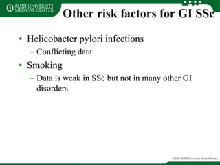 Scleroderma and the GI Tract | PPTX