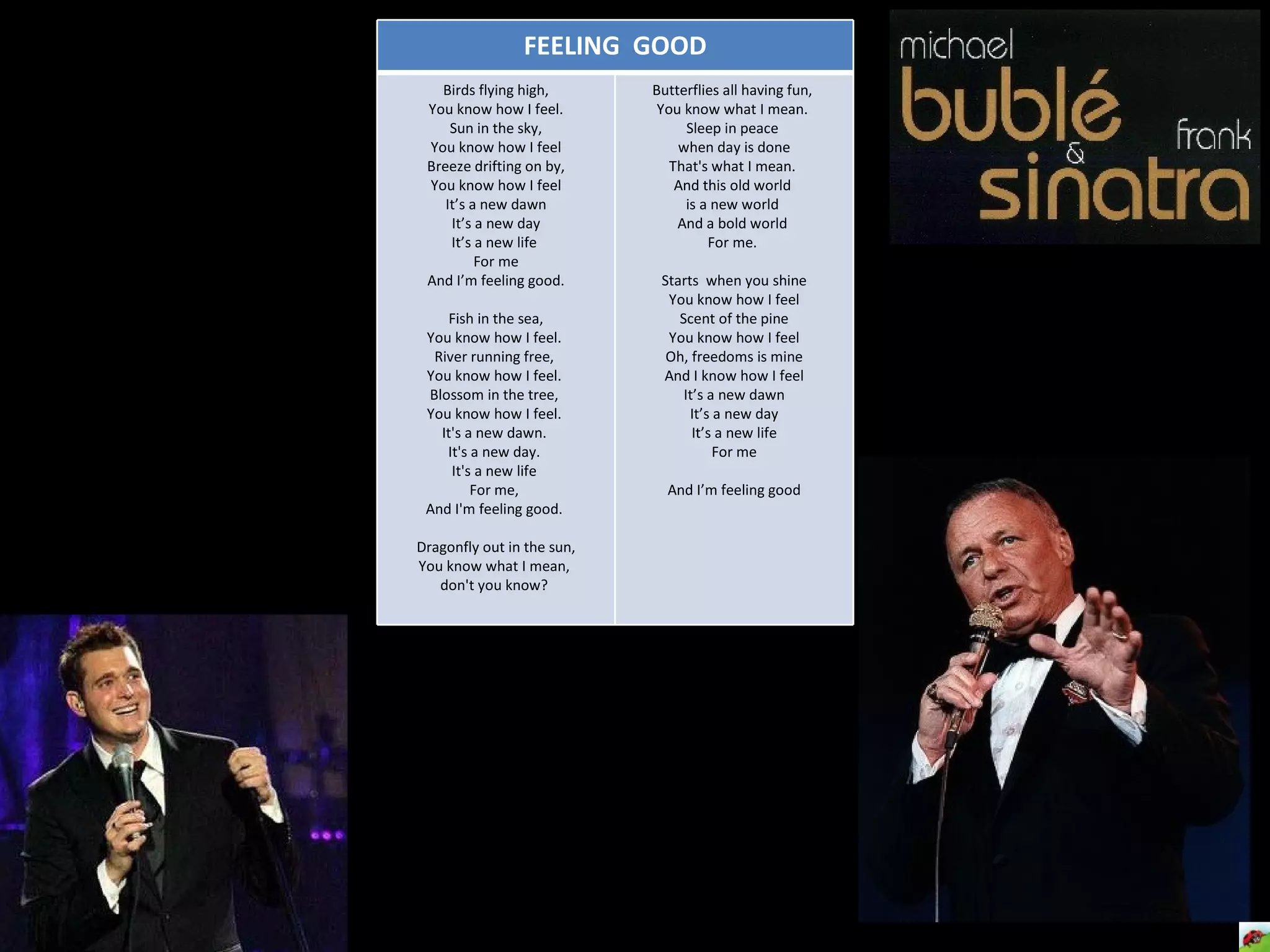 Michael buble & frank sinatra | PPT Michael buble & frank sinatra | PPT