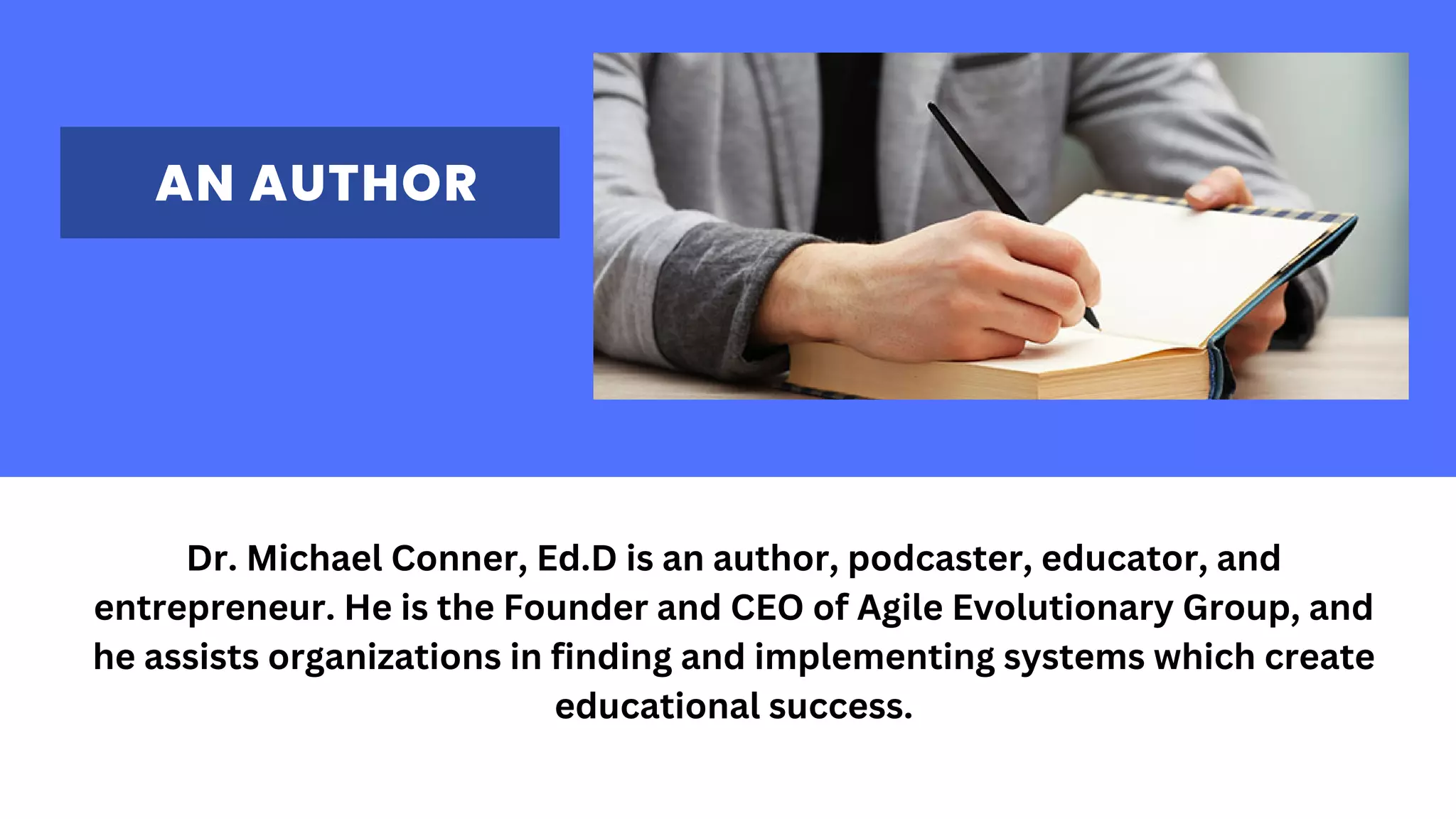 Michael Conner - CEO of Agile Evolutionary Group | PPT
