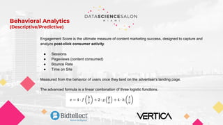 Data Science Salon: Enabling self-service predictive analytics at Bidtellect | PDF | Information ...
