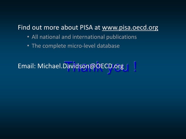 PISA 2012 Evaluating systems to improve education | PDF