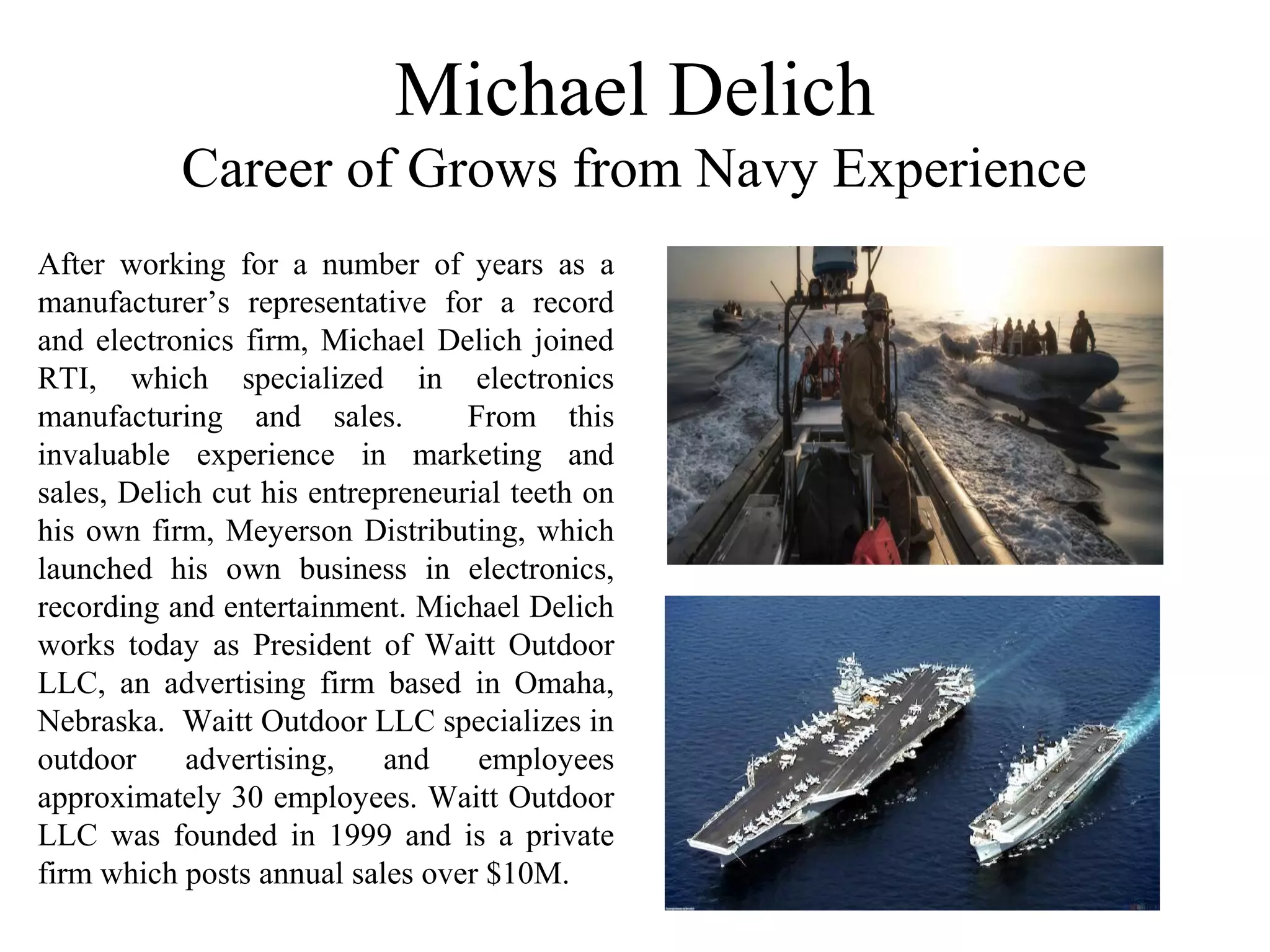 Michael Delich-Works for Employee Involvement | PPT