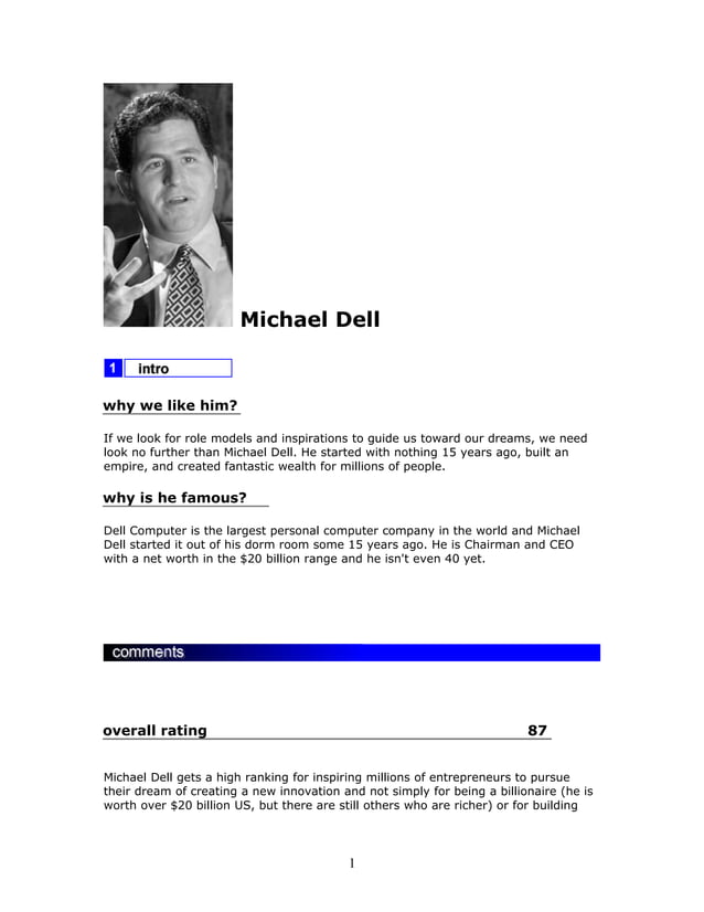 Michael dell | DOC