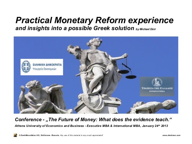 Michael Duerr: Practical Monetary Reform Experience and the Insights