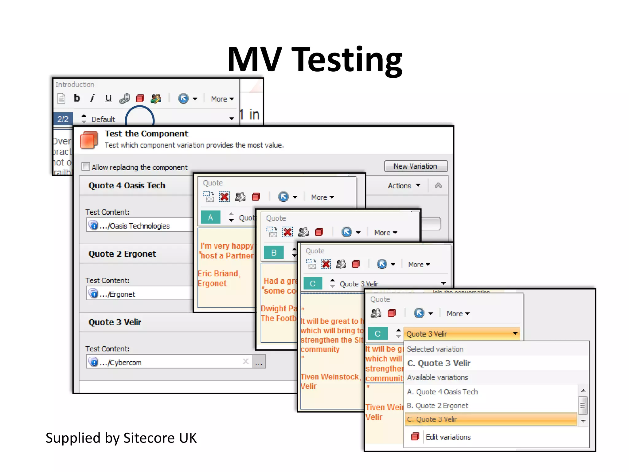 Persona and multi-variant testing | PPT
