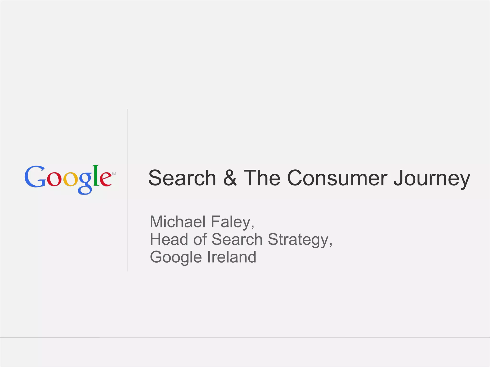Michael Faley Digital Media & Marketing Summit Dublin | PPTX