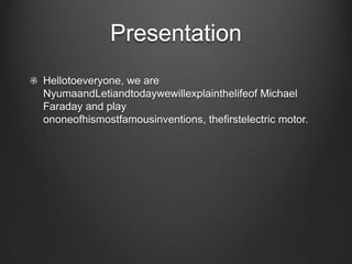 Michael faraday | PPTX