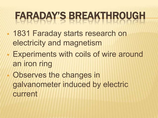 Michael faraday powerpoint | PPTX