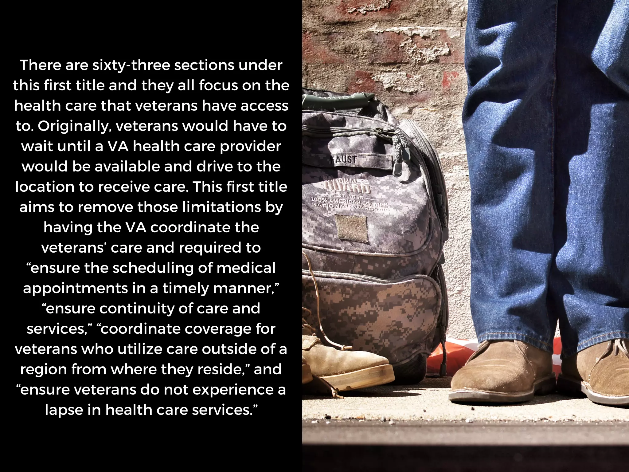 The VA Mission Act: What It Means for Veterans | Michael G. Sheppard | PDF
