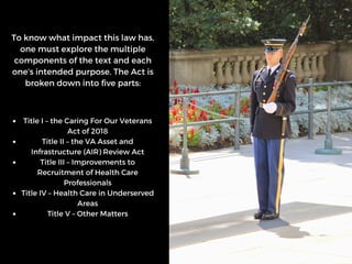 The VA Mission Act: What It Means for Veterans | Michael G. Sheppard | PDF