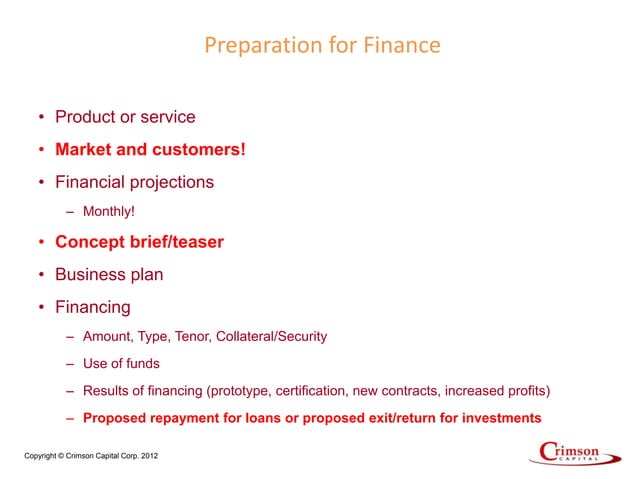 Financing Innovation | PPTX