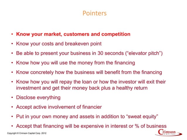 Financing Innovation | PPTX