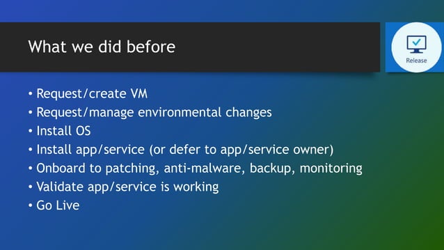 WinOps Conf 2016 - Michael Greene - Release Pipelines | PPT