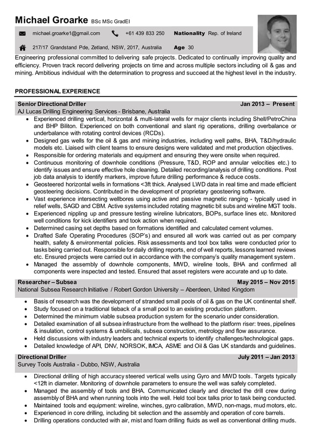 Michael Groarke Resume | DOCX