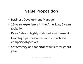 Michael hawkinson 1 | PPT