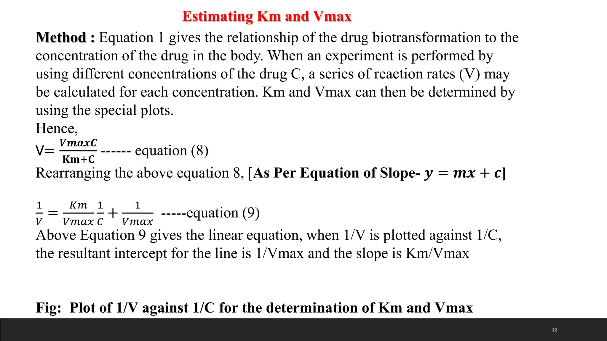 Michaelis Menten Equation and Estimation Of Vmax and Tmax.pptx
