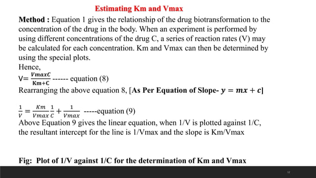 Michaelis Menten Equation and Estimation Of Vmax and Tmax.pptx
