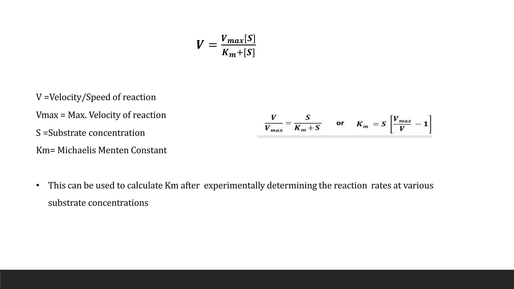 Michaelis Menten Reaction Pptx