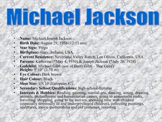 A tribute to Michael Jackson | PPT