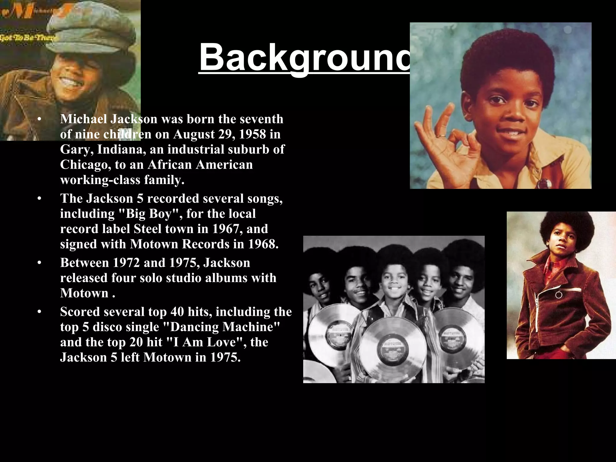 Michael Jackson-Group 5 Star Study | PPT | Contemporary Hits/Pop/Top 40 ...