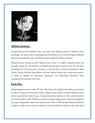Michael jackson | DOCX | Skin and Dermatology | Diseases and Conditions