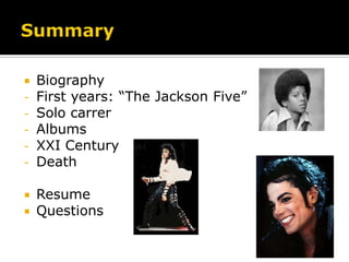 Michael jackson | PPTX
