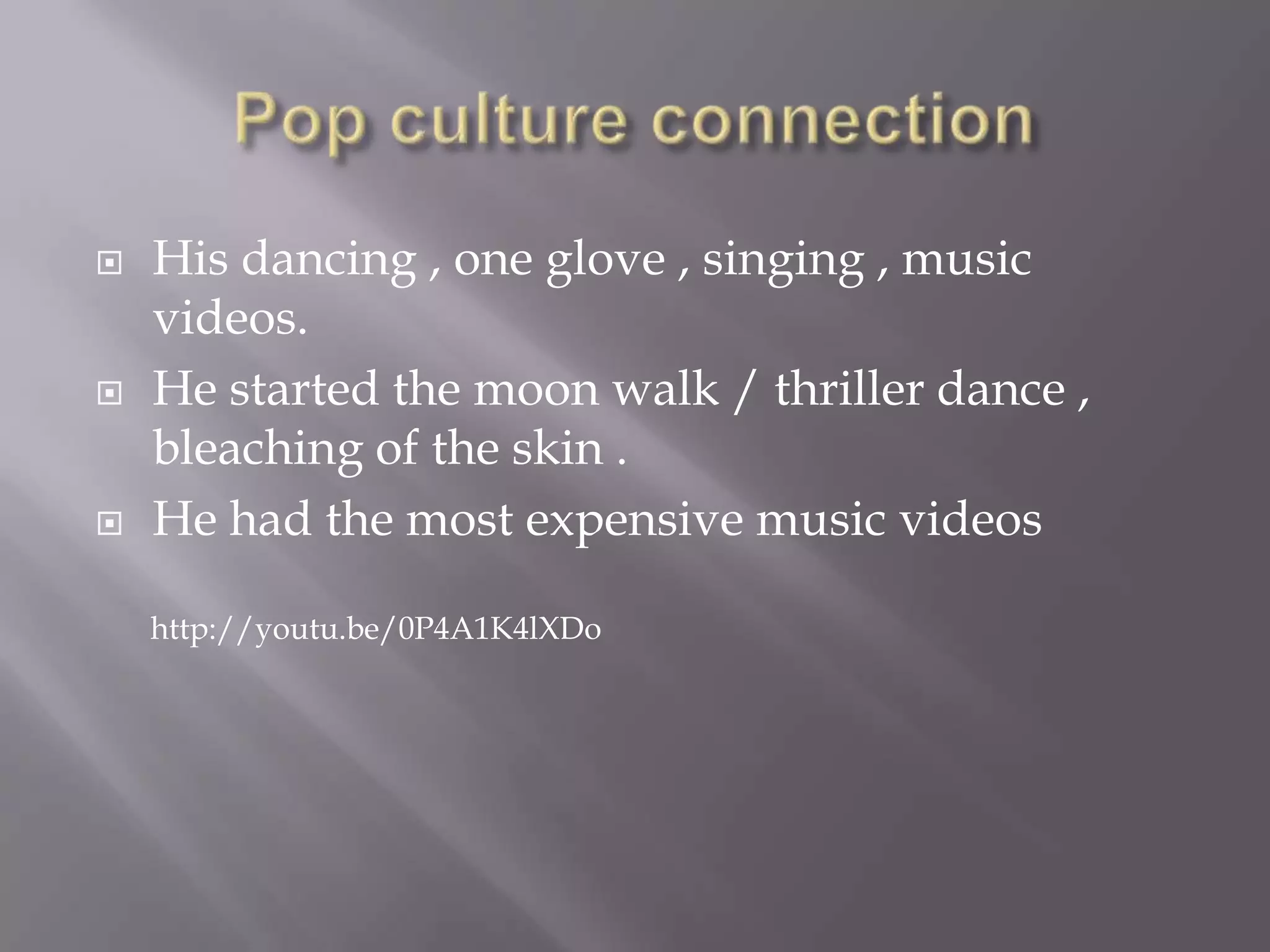 Michael jackson | PPTX