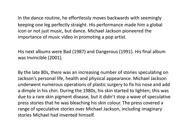 Michael Jackson | PPT