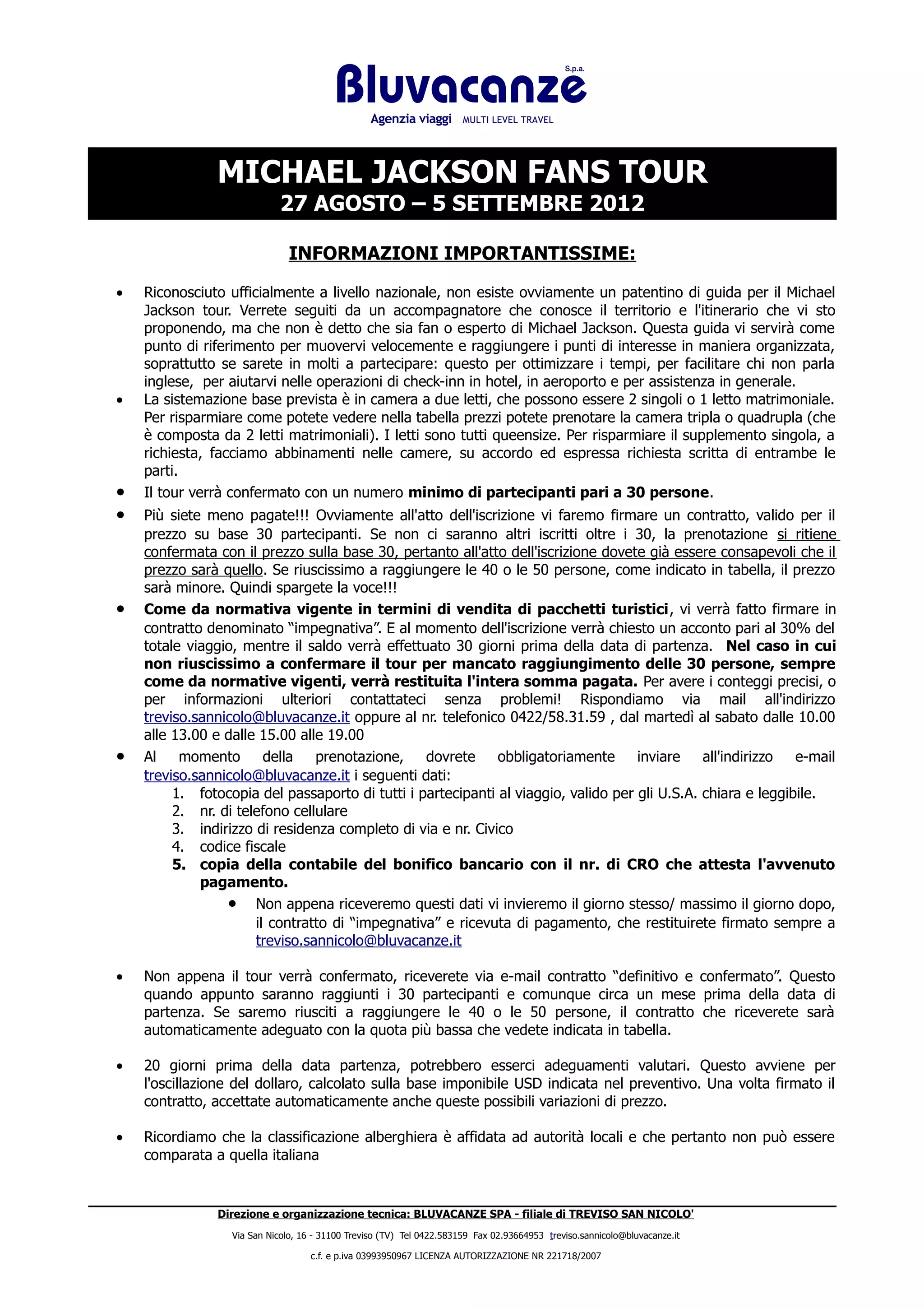 Michael jackson fans tour | PDF