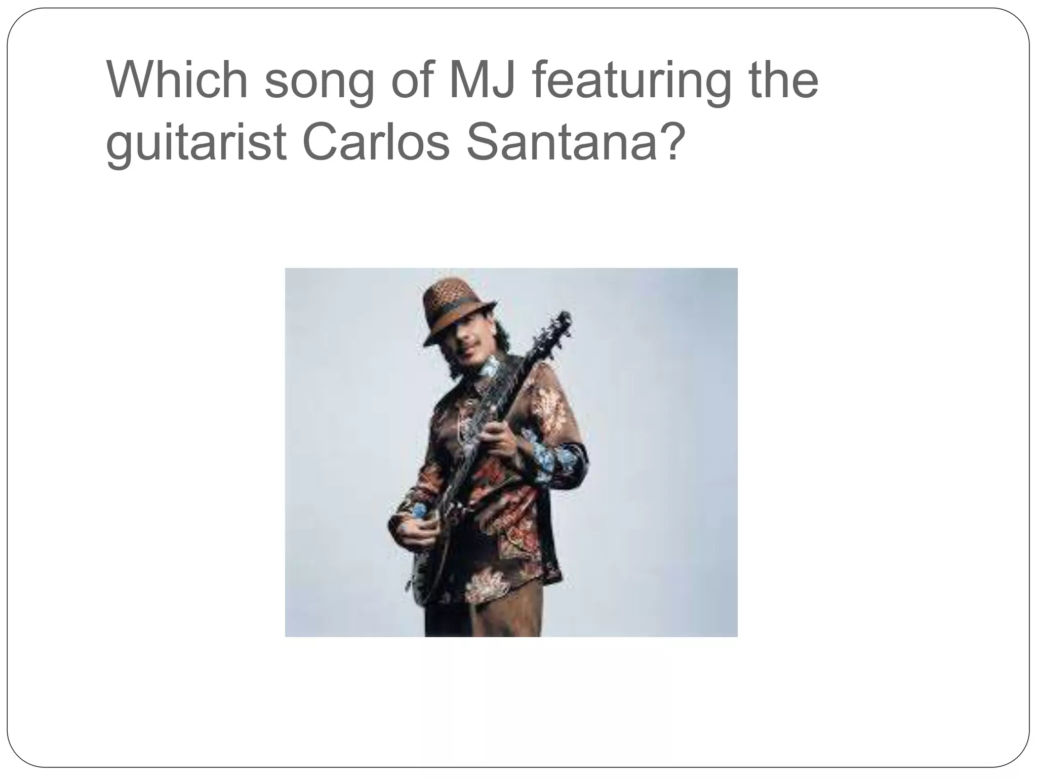 Michael jackson quiz part - 6 | PPT