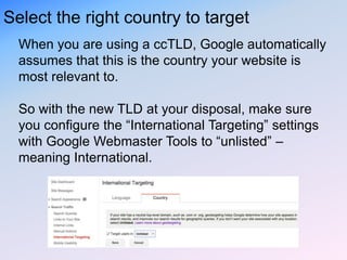SEO Case Study: Choosing the Correct TLD (Top Level Domain) | PPT