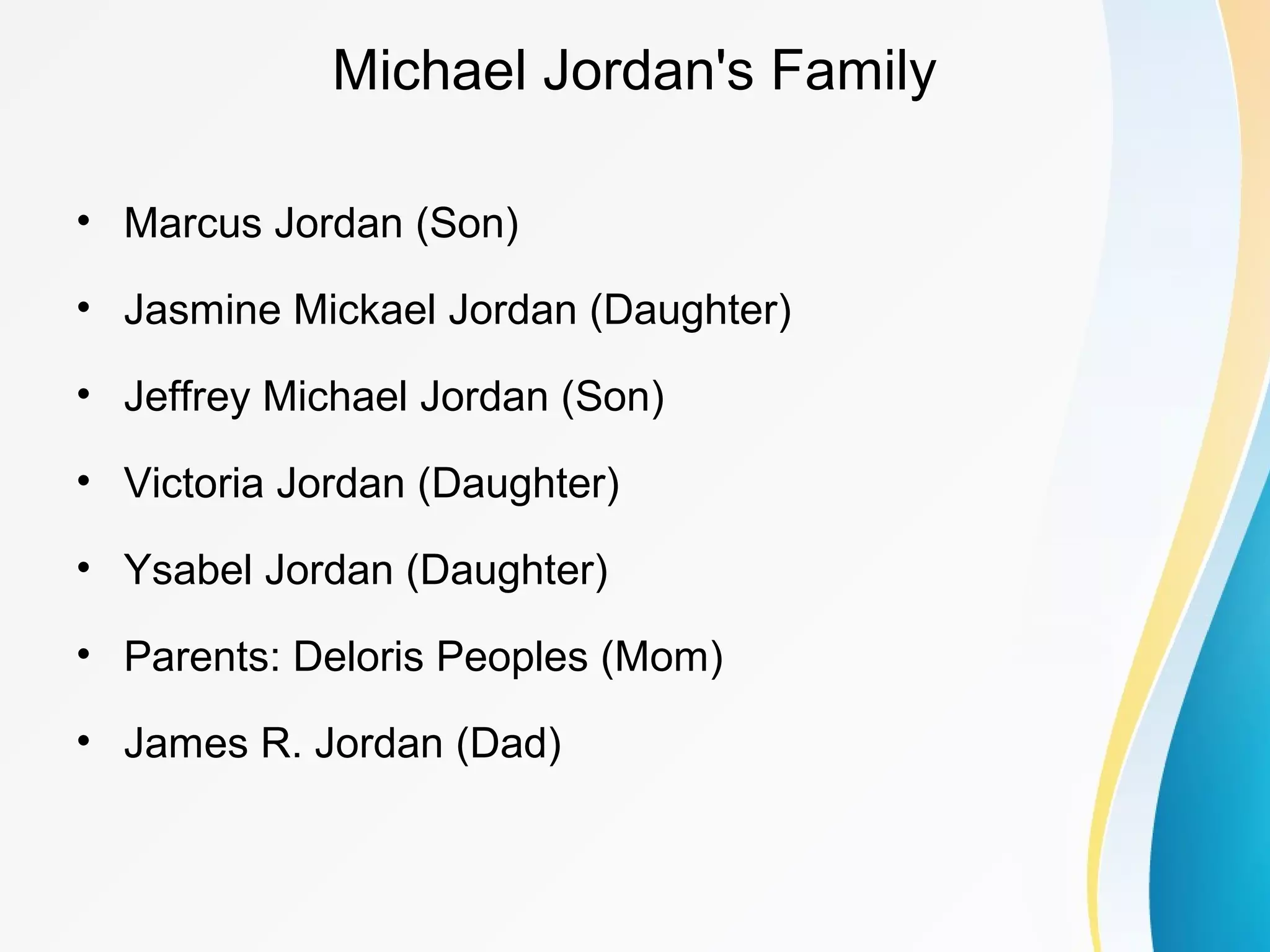 Michael Jordan Biography | PPT