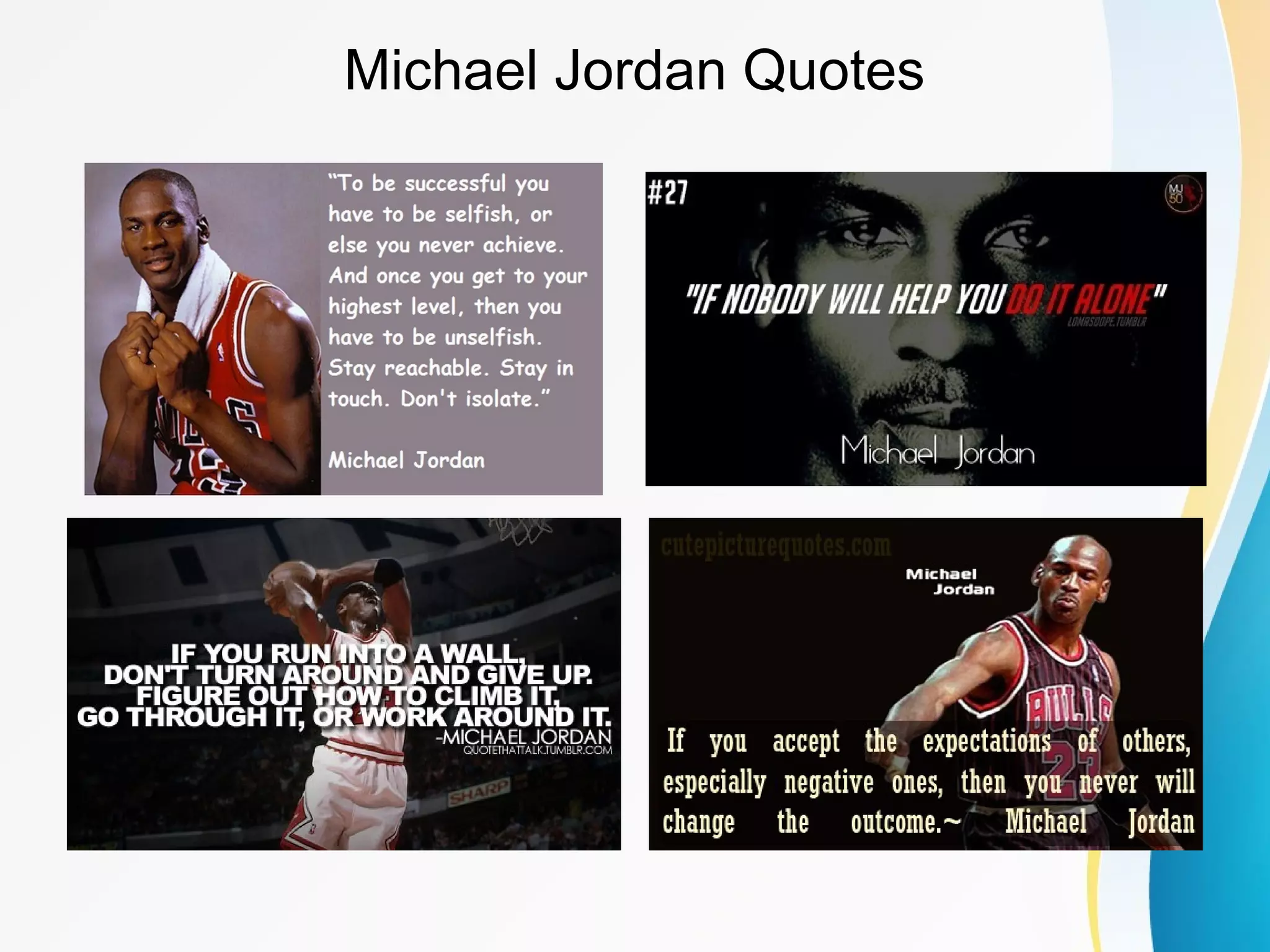 Michael Jordan Biography | PPT