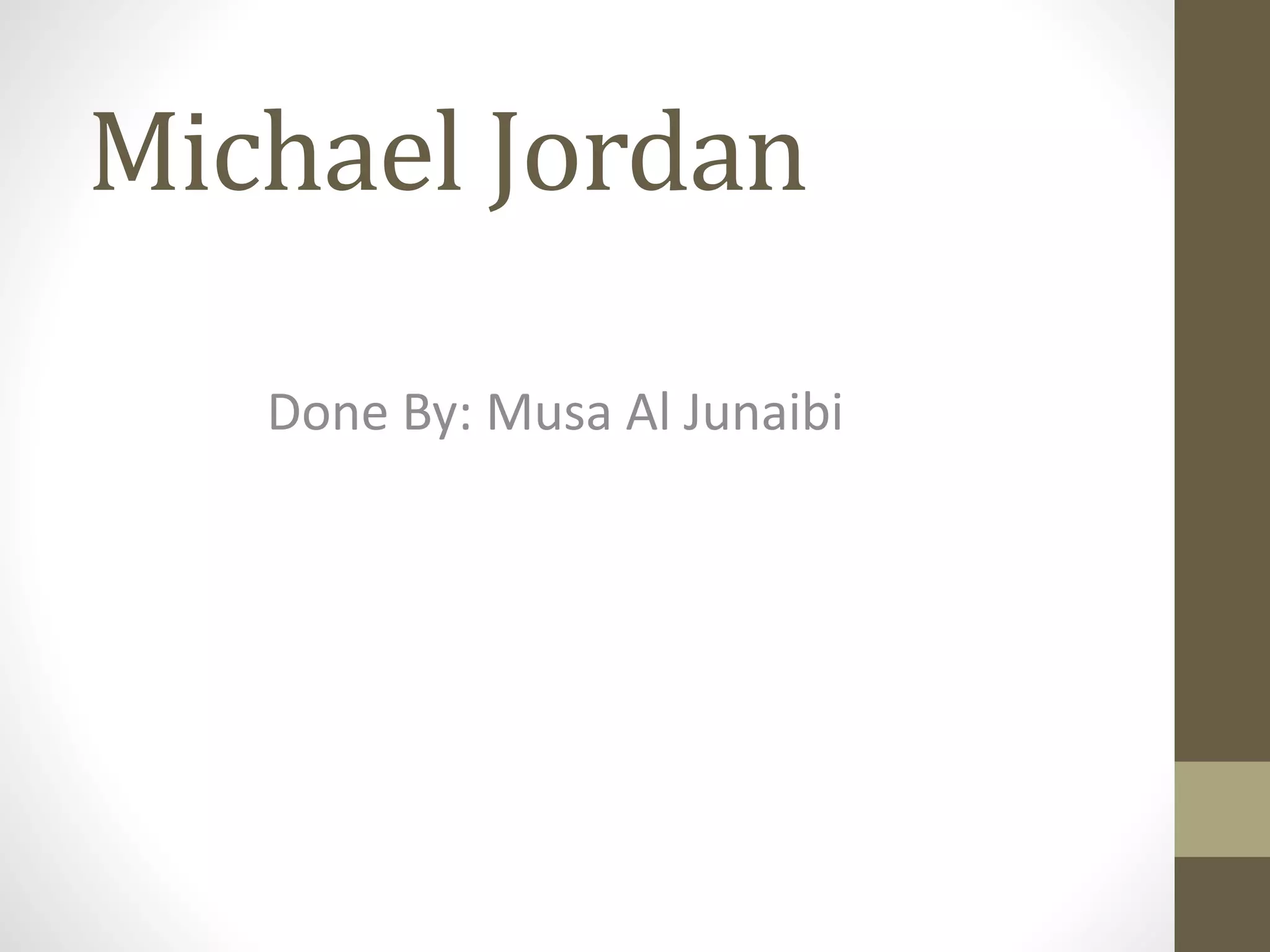 Michael jordan | PPTX