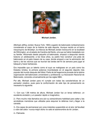 Michael jordan | PDF