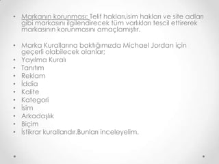 Michael Jordan Marka Analizi | PPT