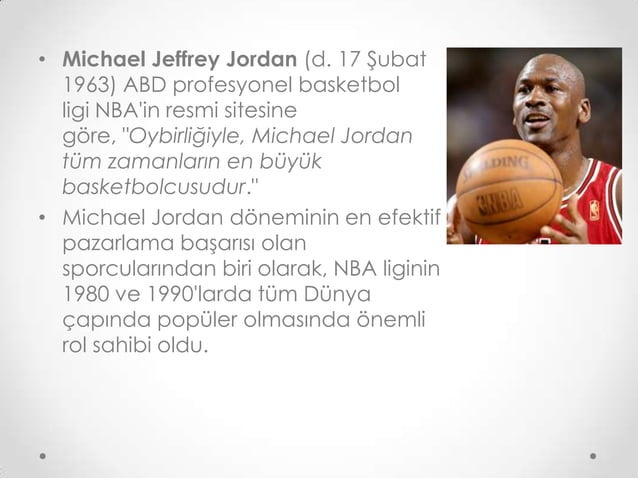 Michael Jordan Marka Analizi | PPT